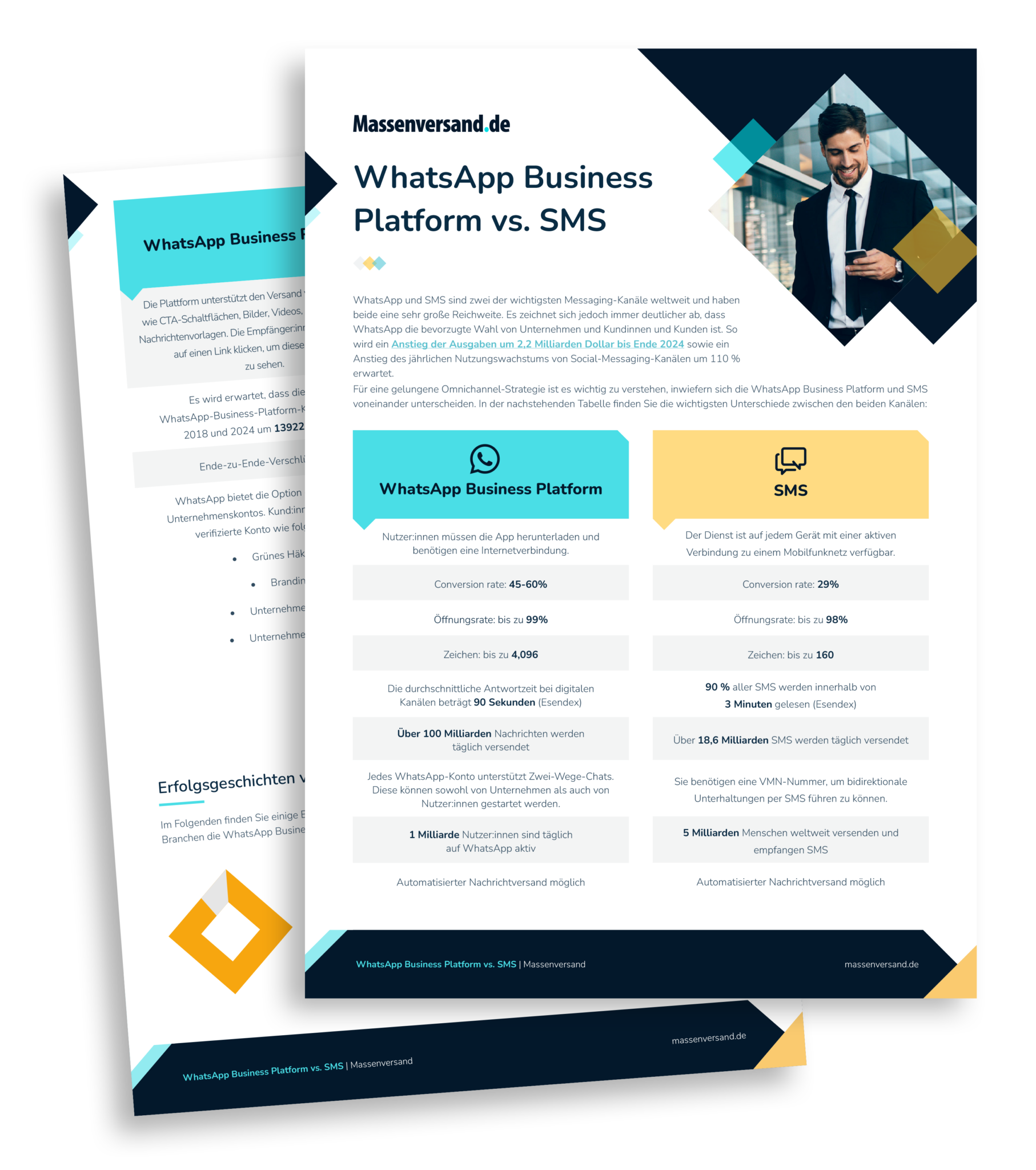 WhatsApp vs. SMS: Ein Vergleich | Massenversand